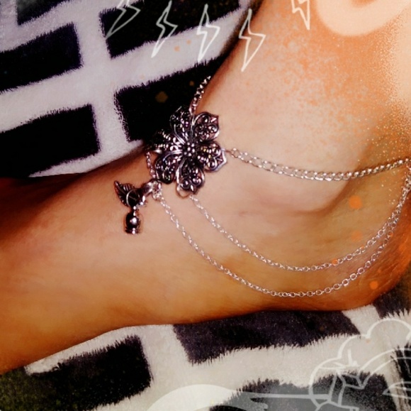 Lynch | Jewelry | Anklet With Detachable Magnetic Chain Toe Ring | Poshmark